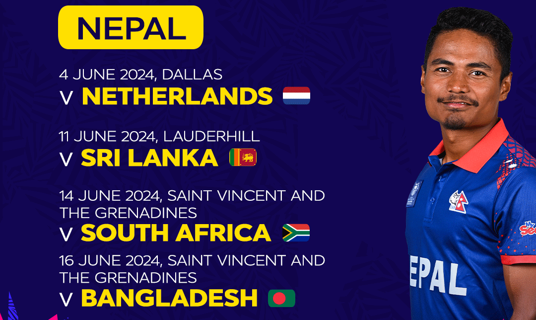 Nepal kicks off its T20 World Cup campaign against the Netherlands ...